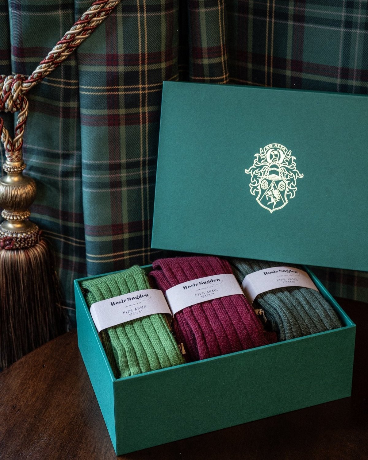 Rosie Sugden Men's Cashmere Socks | The Fife Arms – The Fife Arms Shop