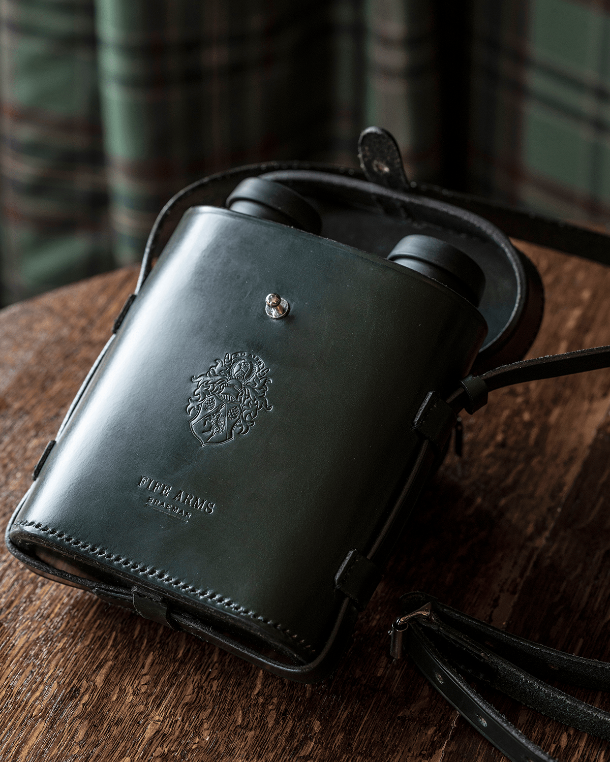 leather binoculars case